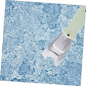 GANAZONO 18 pcs Refrigerator Frost Removal Shovel Household Gadgets Window Snow Scraper ice Removal Tool Removal deicer Windows Cleaning Tools Handheld Defroster Stainless Steel pp car