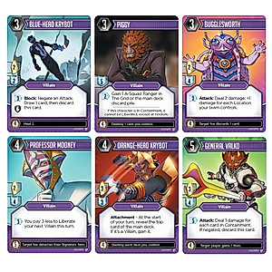 Renegade Game Studios Power Rangers Deck-Building Game: S.P.D. to The Rescue - Expansion Set, Introduces Stackable Cards, Renegade Game Studios, 2-4 Players, 30-70 Mins, Ages 14+