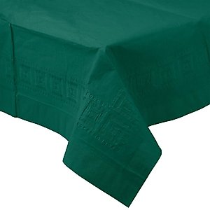 Creative Converting TABLECOVER 54"X 108" TIS/Poly, 54" x 108", Hunter Green