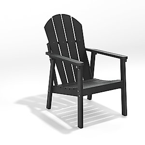 FOLAWO Adirondack Chair HDPE Weather Resistant Outdoor Adirondack Chair Fire Pit Chairs for Patio Lawn Garden Backyard Deck