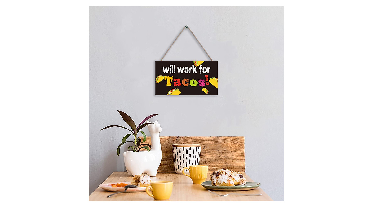 Taco Party Decor: Fun Wall Sign for Taco Lovers