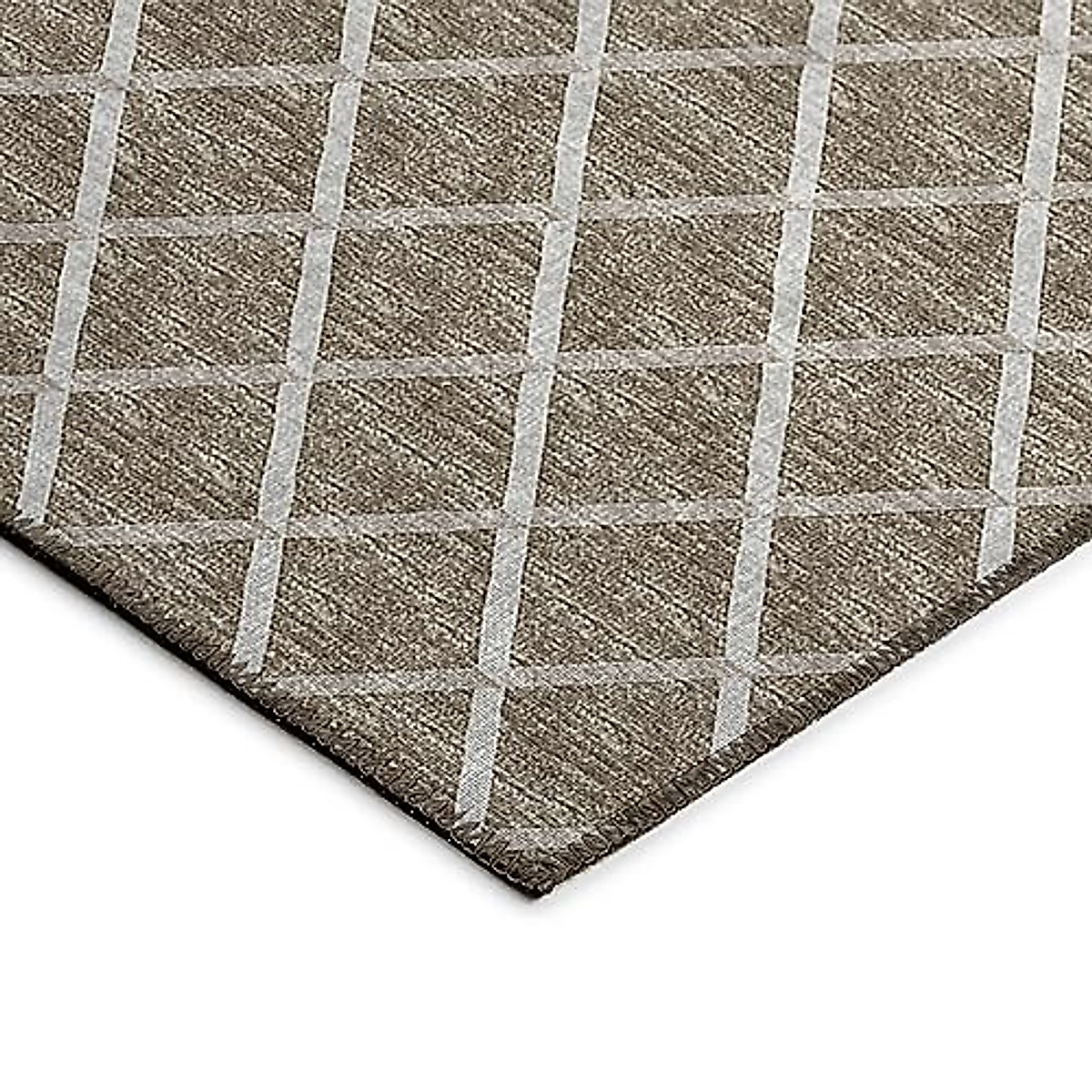 Dalyn Rugs Indoor/Outdoor York YO1 Brown Washable 8' x 10'