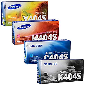 Samsung CLT-K404S, CLT-C404S, CLT-M404S, CLT-Y404S Standard Yield Toner Set (BK/C/M/Y)