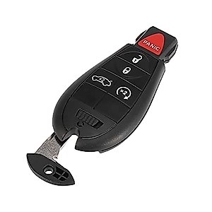 X AUTOHAUX Replacement Keyless Entry Remote Car Key Fob 433Mhz 5 Buttons for Dodge Dart 2013-2016