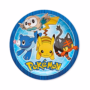 American Greetings Pokemon Party Supplies, Paper Dinner Plates (8-Count)