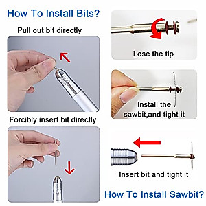 Newest USB Rechargeable Engraving Pen with 35 Bits and 4 Stencils,Mini Electric Engraving Machines Engraver Pen Etching Pen Cordless Rotary Tools Engraved Jewelry Glass Metal Wood Resin