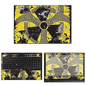 Decalrus - Protective Decal Hazmat Skin Sticker for Lenovo ThinkPad P53 (15.6" Screen) case Cover wrap LEthnkpd15_P53-40