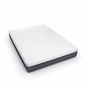 KOMFOTT 8 Inch Mattress Full Size, Cooling-Gel Memory Foam Mattress with Bamboo Charcoal Layer for Pressure Relief, Medium Firm Mattresses with Jacquard Cover, CertiPUR-US Certified Mattress in a Box