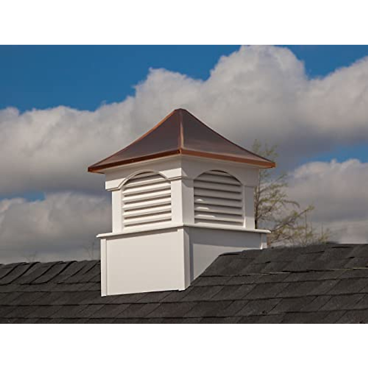 Good Directions CL26V Carlisle Vinyl 26 Inches Square x 35 Inches High for a 1 Car Garage or Shed Cupola, White