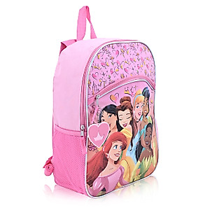 Disney Princess Girls Backpack and Bookbags |Elementary and Kindergarten Kids Backpacks For School
