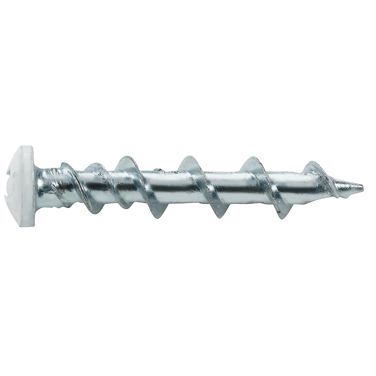 The Hillman Group 591295 Walldog Pan Head Phillips Screw, 1-1/4-Inch, White, 4-Pack
