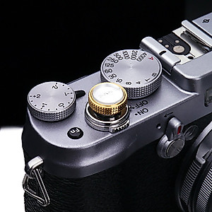 GARIZ XA-SB5 Soft Release Button (Screw) 0.5 inch (12 mm) Half Mirror