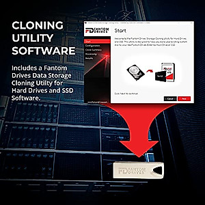 Fantom Drives WD 4TB (4.3TB) 7200RPM Enterprise Hard Drive Upgrade Kit, 3.5", SATA 6.0 Gb/s, 64MB Cache with FD Cloning Utility in USB Flash Drive (HDD4000PC-KIT)