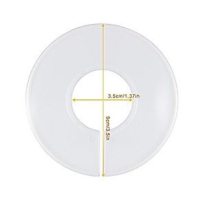 40 Pack Clothing Rack Size Dividers Wardrobe Round Hangers Dividers with 1 Piece Marker Pen