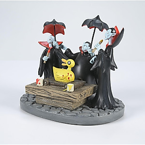 Department 56 Disney The Nightmare Before Christmas Village Accessories Vampire Brothers Prepare The Duck Toy Figurine, 3.42 Inch, Multicolor
