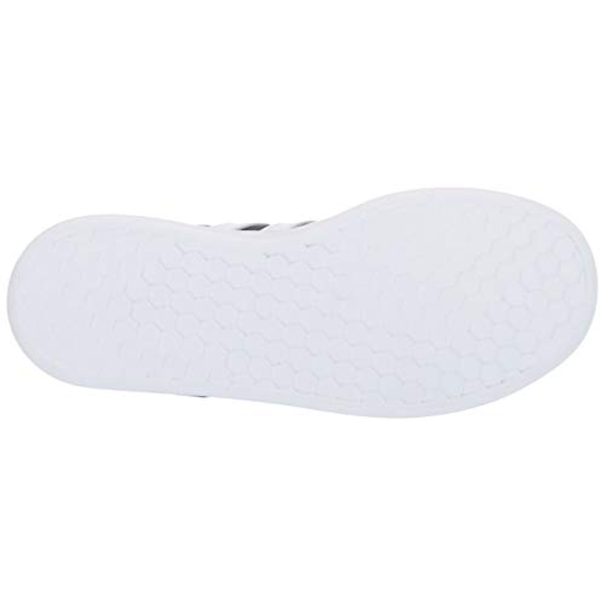 Adidas unisex child Grand Court - Kids Tennis Shoe, Black/White/White, 10.5 Little Kid US