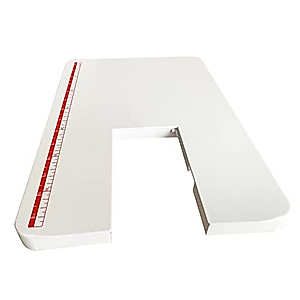 StitchTech Sewing Machines Extension Table Compatible with Singer Brand 44S, 4411, 4423, 4432, 4452, 5511, 5523, 5532, 6335 Heavy Duty Sewing Machines- White