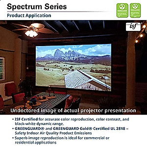 Elite Screens Spectrum, 180-inch Diag 4:3, Electric Motorized 4K/8K Ready Drop Down Projector Screen, ELECTRIC180V