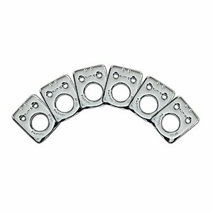 PRT-952-201-N0: Ratio InvisoMatch Premium Mounting Plates For Fender Style 2 Pin Hole - Nickel