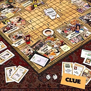 CLUE: Friends | Solve The Mystery in This Collectible Clue Game | Featuring Characters & Locations from Friends TV Sitcom Series | Officially-Licensed Friends TV Show Game & Merchandise