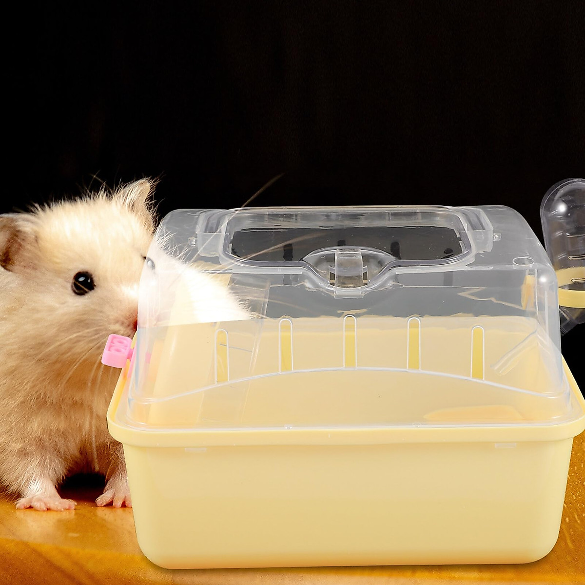 Box Hamster Cage Guinea Pig Case Hamster Carrying Case Hamster Container Cage for Hamster Small Pets Carrying Cage Hamster Carry Case Guinea Pigs Cages Pet Cage for Outdoor