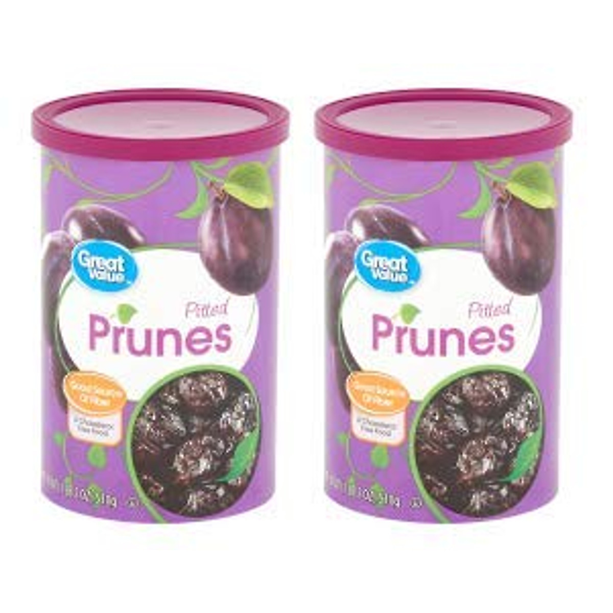 18 Oz Great Value Pitted Dried Prunes (Pack of 2)