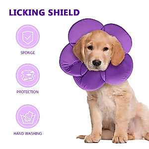 POPETPOP Pet Collar Elizabethan Collar Pet Protective Collar Collar for Pet Puppy Collar Pet Cone Dog Cone Cat Cone Collar Cone for Dogs Dog Collar Pet Necklace Cosmetic Soft Cloth