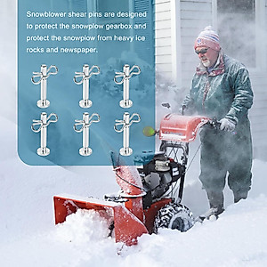 Snow Blower Shear Pins 738-04155 and Cotter Pins 714-04040 Compatible with Craftsman,MTD,Cub Cadet,Troy-Bilt,Yard-Man Snow Blower Fit for 900 Series Two-Stage Snow Thrower Models 2007 and After-6 Pack