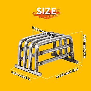 Foruly Replacement Burning Basket Burner Pot for wiseway Pellet Stove Stainless Steel, pellet stove baskets