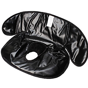 Anmas Home Piddle pad Car Seat Protector - Car Seat Saver Stroller Potty Pad, Baby Car Seat Cover, Car Seat Waterproof Liner for Potty Training Prevent Dipper Leaking 20x15 inch Black 2PCS(Black+gray）