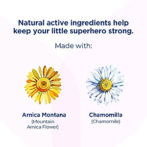 Hyland’s Naturals Baby Nighttime Soothing Tablets with Chamomilla, Natural Relief of Oral Discomfort, Irritability, and Swelling, 125 Count