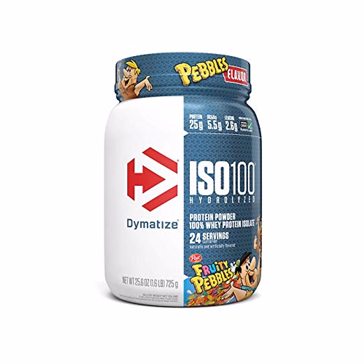 ISO100 Hydrolyzed 100 Whey Protein Isolate Fruity Pebbles (1.6 Lbs. / 24 Servings)