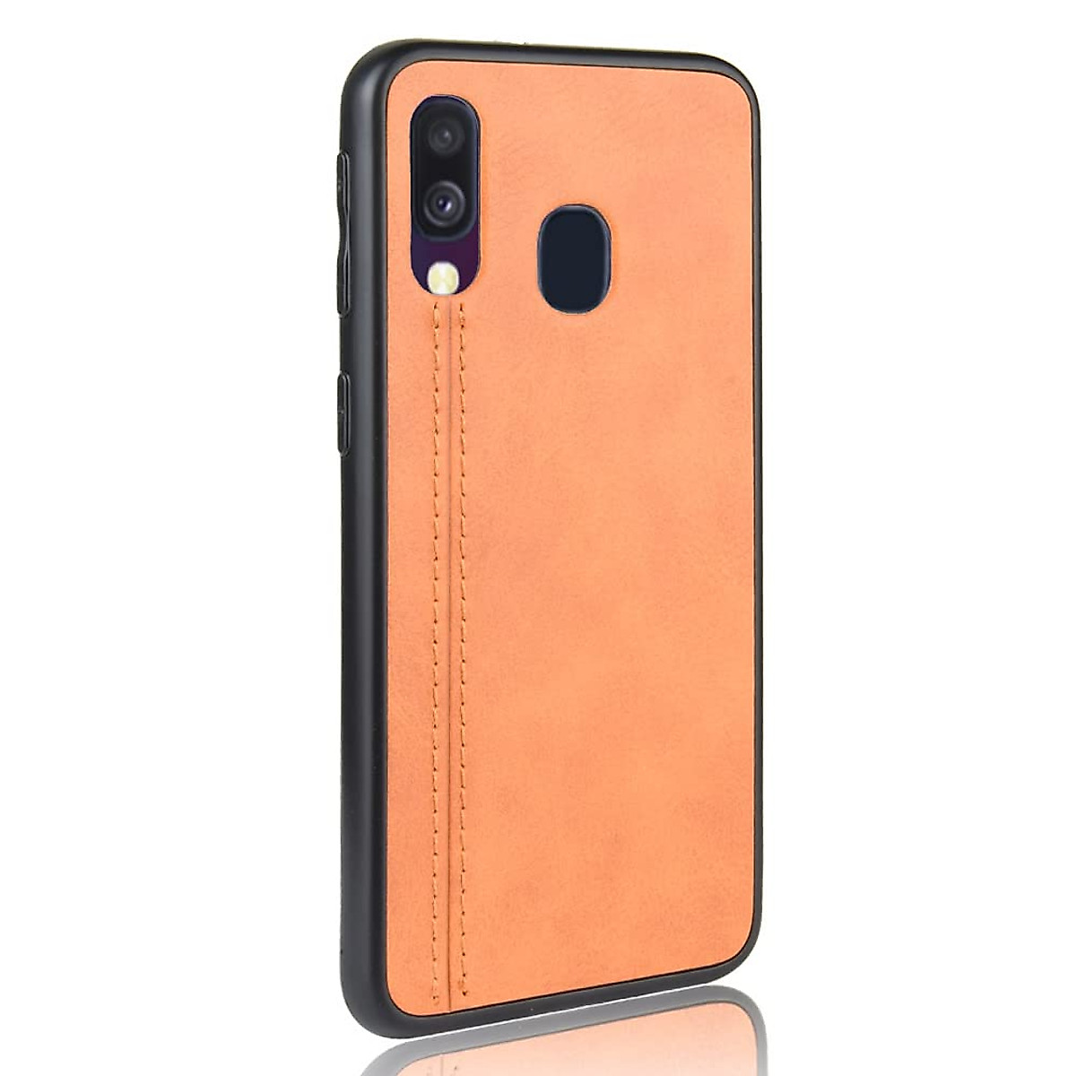 Phone Case for Samsung Galaxy A40, Case for Samsung Galaxy A40 Cow-Like PU Leather Style Protector Cover, Non-Slip Shockproof Cover for Samsung Galaxy A40 Case