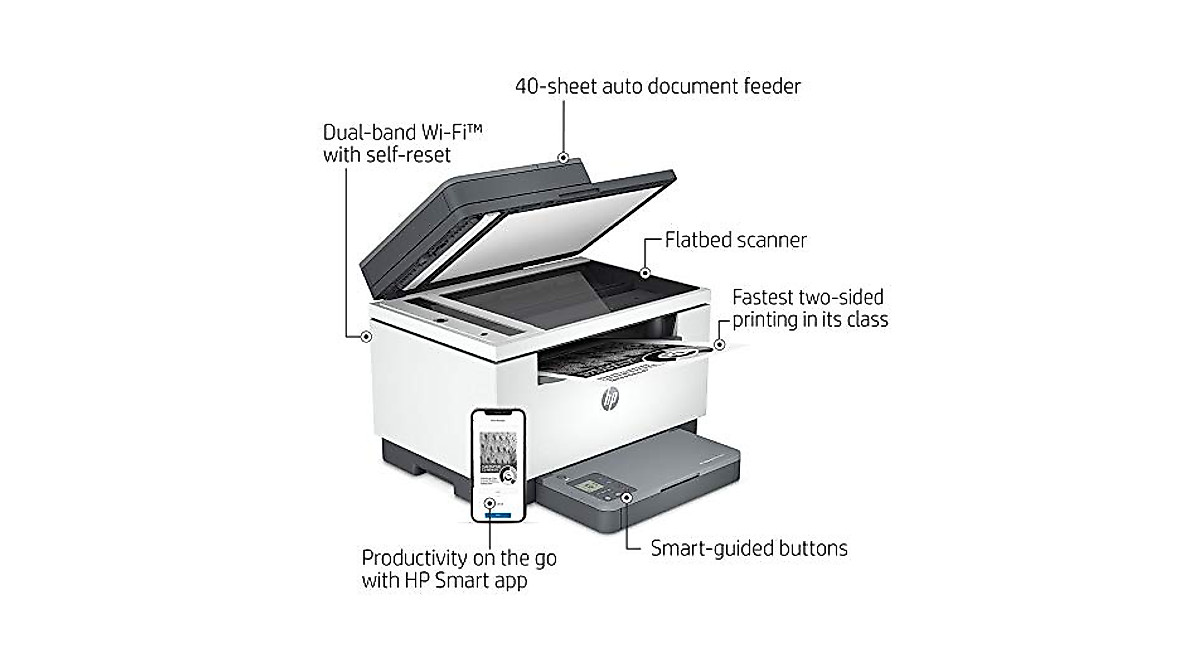 HP LaserJet MFP M234sdw Wireless All-in-One Printer