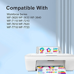 TEINO Remanufactured Ink Cartridges Replacement for Epson 252 XL 252XL for Epson Workforce WF-7710 WF-7720 WF-3640 WF-3620 WF-7620 WF-7610 (Black, 2 Pack)