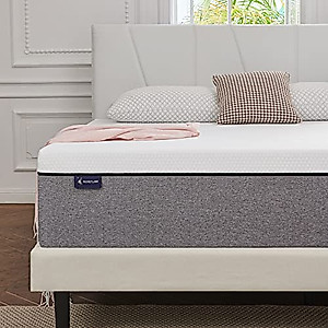 S SECRETLAND King Mattress, 12 inch Gel Memory Foam Mattress with CertiPUR-US Bed Mattress in a Box for Sleep Cooler & Pressure Relief, King Size-Firm