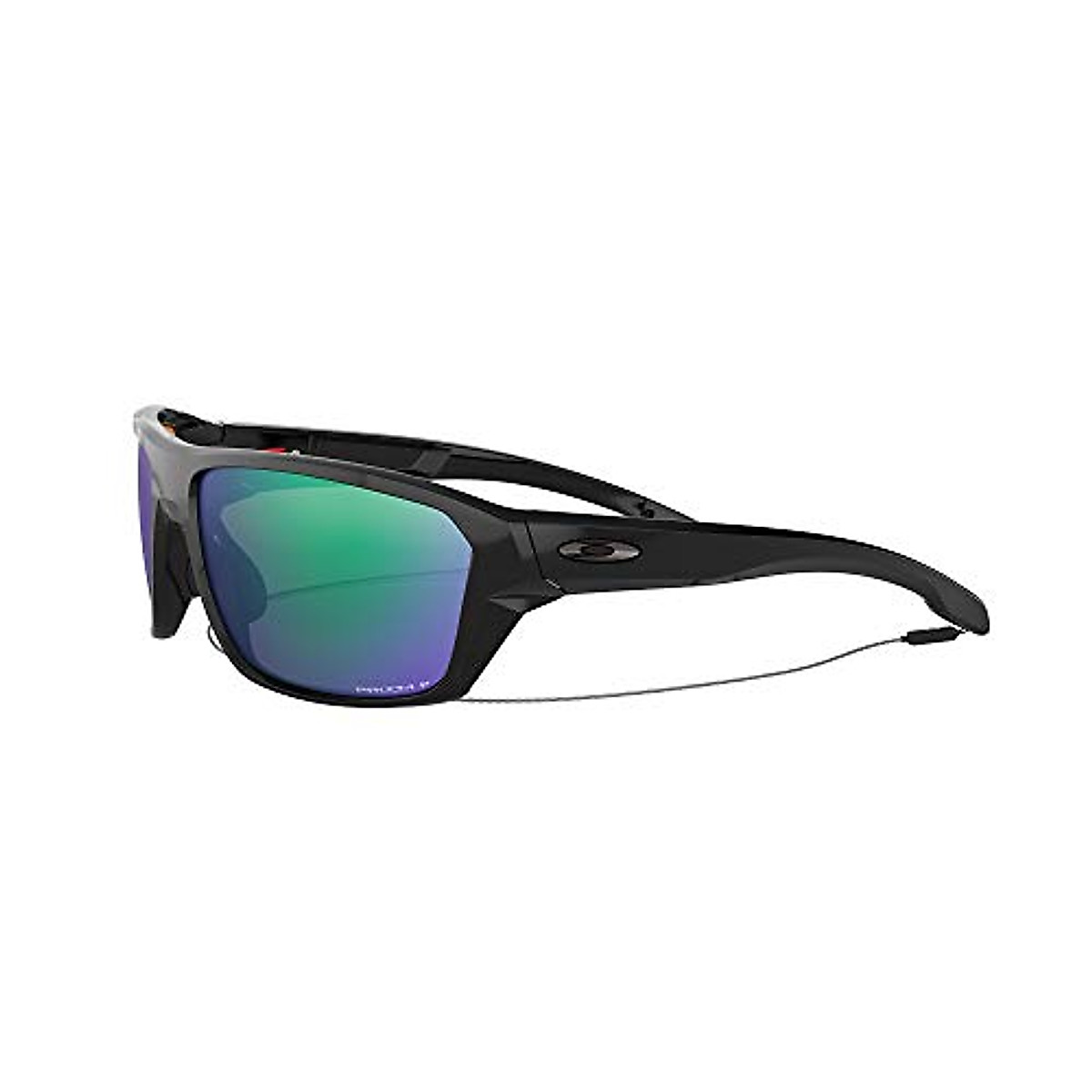 Oakley Men's OO9416 Split Shot Rectangular Sunglasses, Polished Black/Prizm Shallow Water Polarized, 64 mm