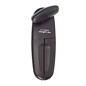 Culinare C10001 MagiCan Tin Opener, Graphite, Plastic/Stainless Steel, Manual Can Opener, Comfortable Handle for Safety and Ease