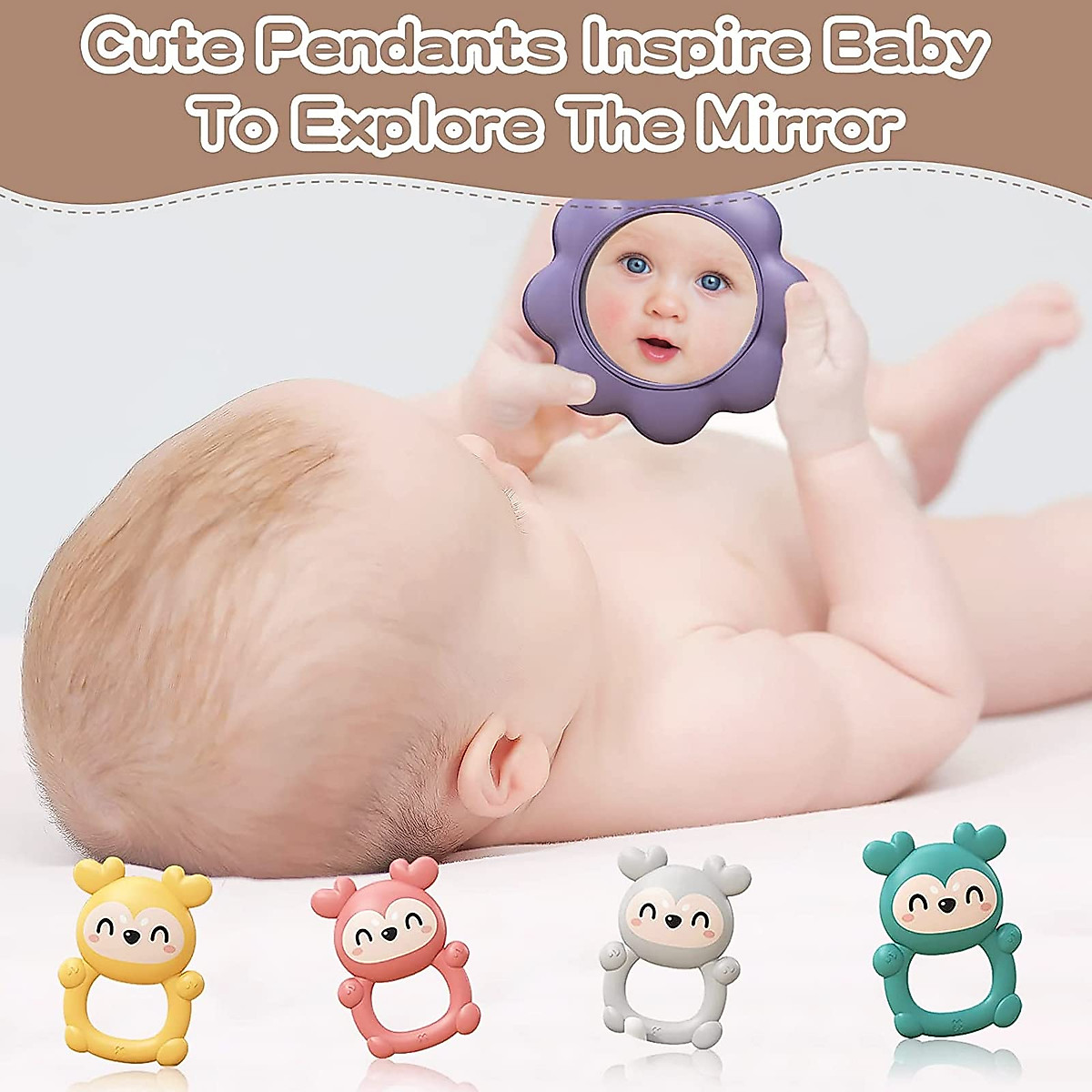 Baby Gym Play Mat Baby Animals Activity Gym for Sensory and Motor Skill Development, Language Discovery, Thicker and Non Slip Baby Play Gym Mat for Babies and Toddlers