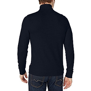 Tommy Hilfiger mens Bill Qz Mock Sweatshirt, Tommy Captain, Medium US