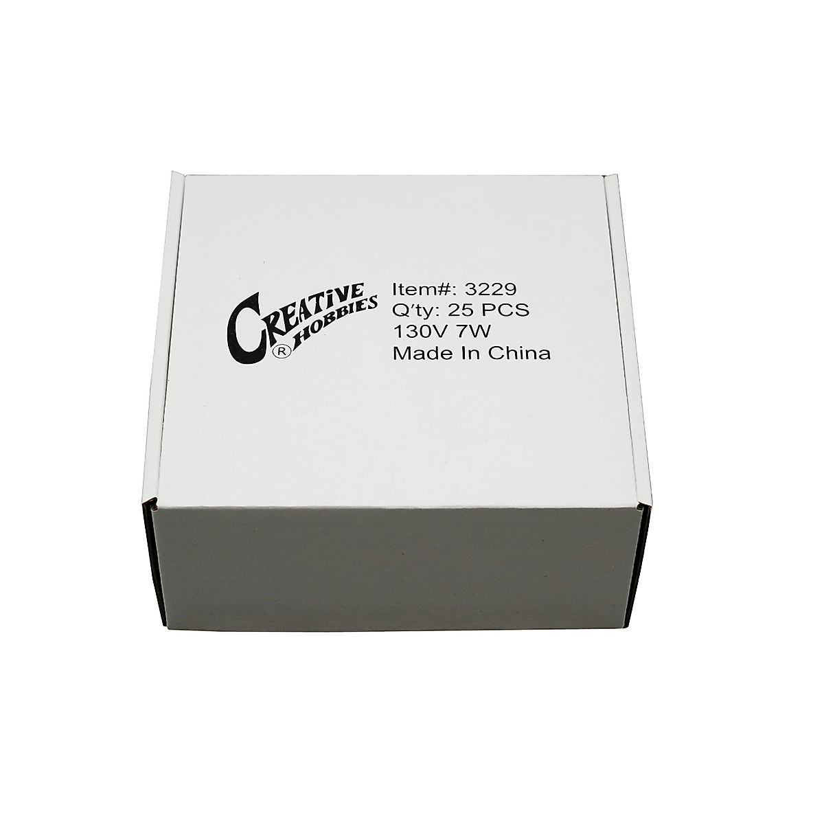 25 Pack C9 Christmas Replacement Light Bulbs - Steady Burning - 7 Watt, Extended Life, Nickel Plated E17 Base - Great for Christmas Lights, Decorative Incandescent Lights (Transparent Multi)