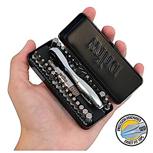 Wiha 74996 35 Piece Bit Ratchet Compact Storage Box Set