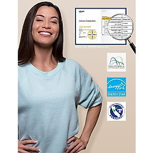 Air Purifiers For Home Large Room, Ganiza 1570ft² 23db Less Noise Air Purifiers for Pets Remove 99.97% Pet Hair Dander Pollen Smoke Dust, Air Quality Monitor, H13 HEPA Air Purifiers, Odor Eliminator