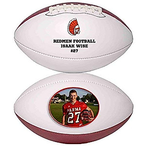 Personalized Custom Photo Regulation Football - Any Image - Any Text - Any Logo