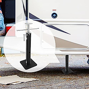 TeukRiGa Slide Out Adjustable Supports Stabilizer Jacks from 19in-42in Travel Trailer Stabilizer Jacks Camper Jack Stands 5th Wheel 5000lbs Capacity，Supports Up to 5,000 lbs.2 Pcs