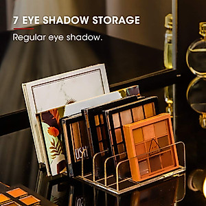 FoxFoxes Eyeshadow Palettes Acrylic Makeup Organizer - Eyeshadow Palette Cosmetic Organizer Eyeshadow Eyeshadow Palettes Makeup Organizer (1Pack-Large)