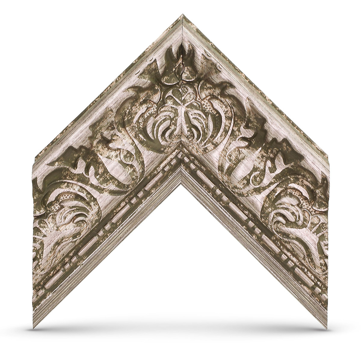 Frame My TV Deco TV Frames - Tuscan Silver Smart Frame Compatible ONLY with Samsung The Frame TV (65", Fits 2021-2024 Frame TV)