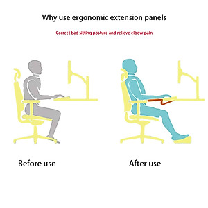 TODDLA Keyboard Tray, Ergonomics Desk Extender Tray, Multi-Angle Adjustable,Table Mount Armrest Shelf, Computer Elbow Arm Support, Computer Elbow Bracket, Desktop Extension Board-Teak||65 * 24cm