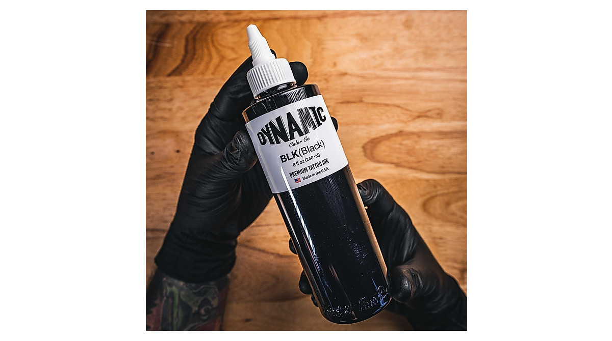 Dynamic Black Tattoo Ink - 8oz Professional Quality