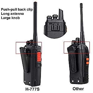 Retevis H-777S Walkie Talkies 2 Way Radios,Two Way Radio Rechargeable Long Range,VOX Hands Free USB Charger Dock Sturdy,Workers Business Company School Hotel Retail(20 Pack)